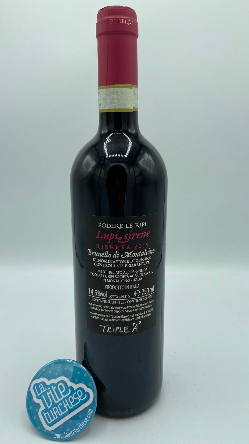 Podere le Ripi – Lupi e Sirene Brunello di Montalcino Riserva – 2015 ...