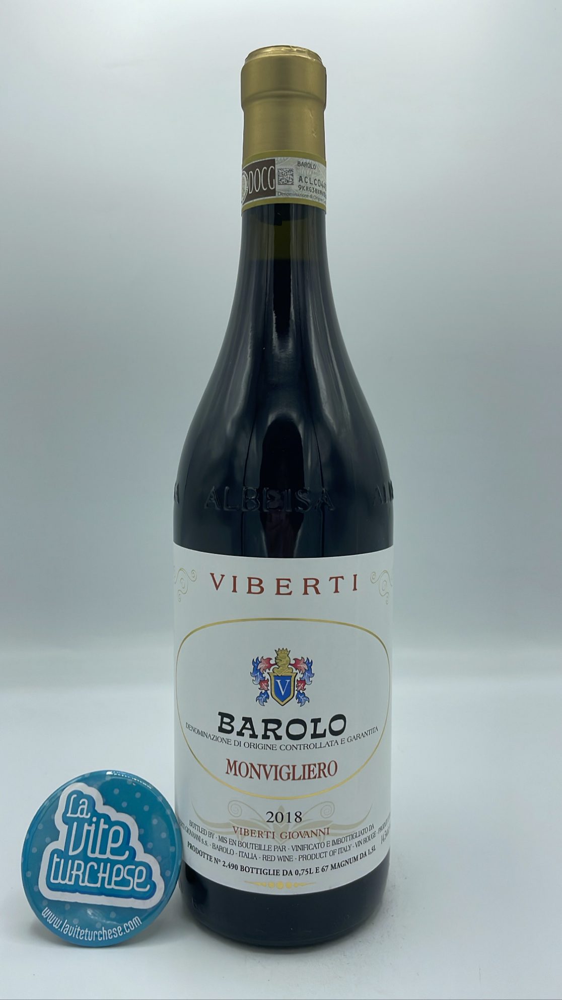 Giovanni Viberti – Barolo Monvigliero – 2018 - La vite Turchese