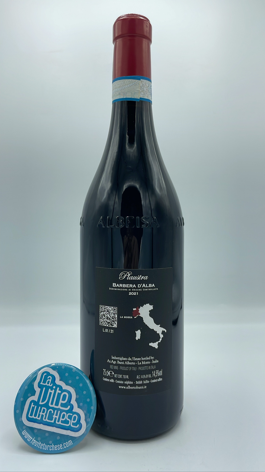 Alberto Burzi – Barbera d'Alba Plaustra – 2021 - La vite Turchese