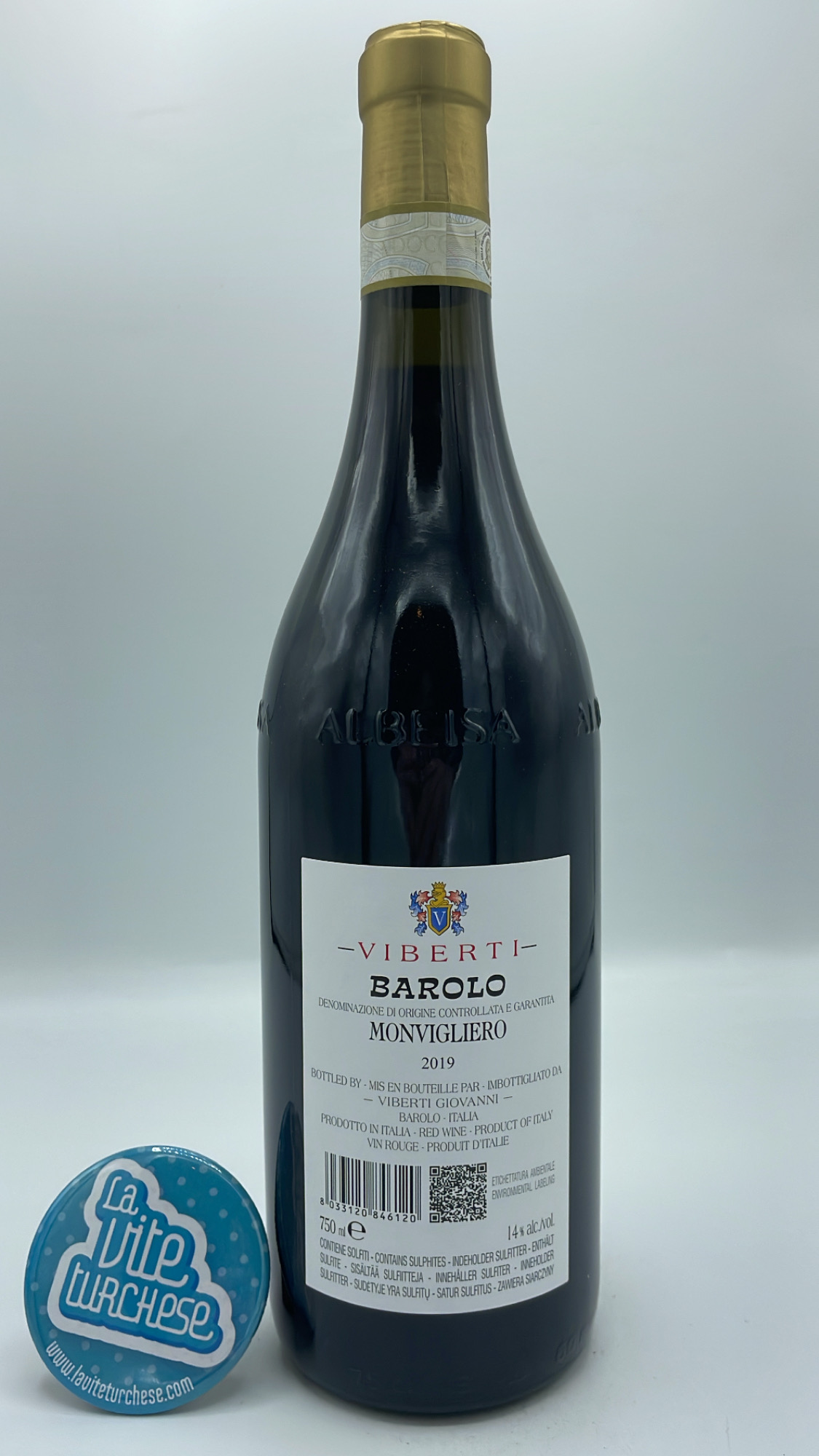Giovanni Viberti – Barolo Monvigliero – 2019 - La vite Turchese