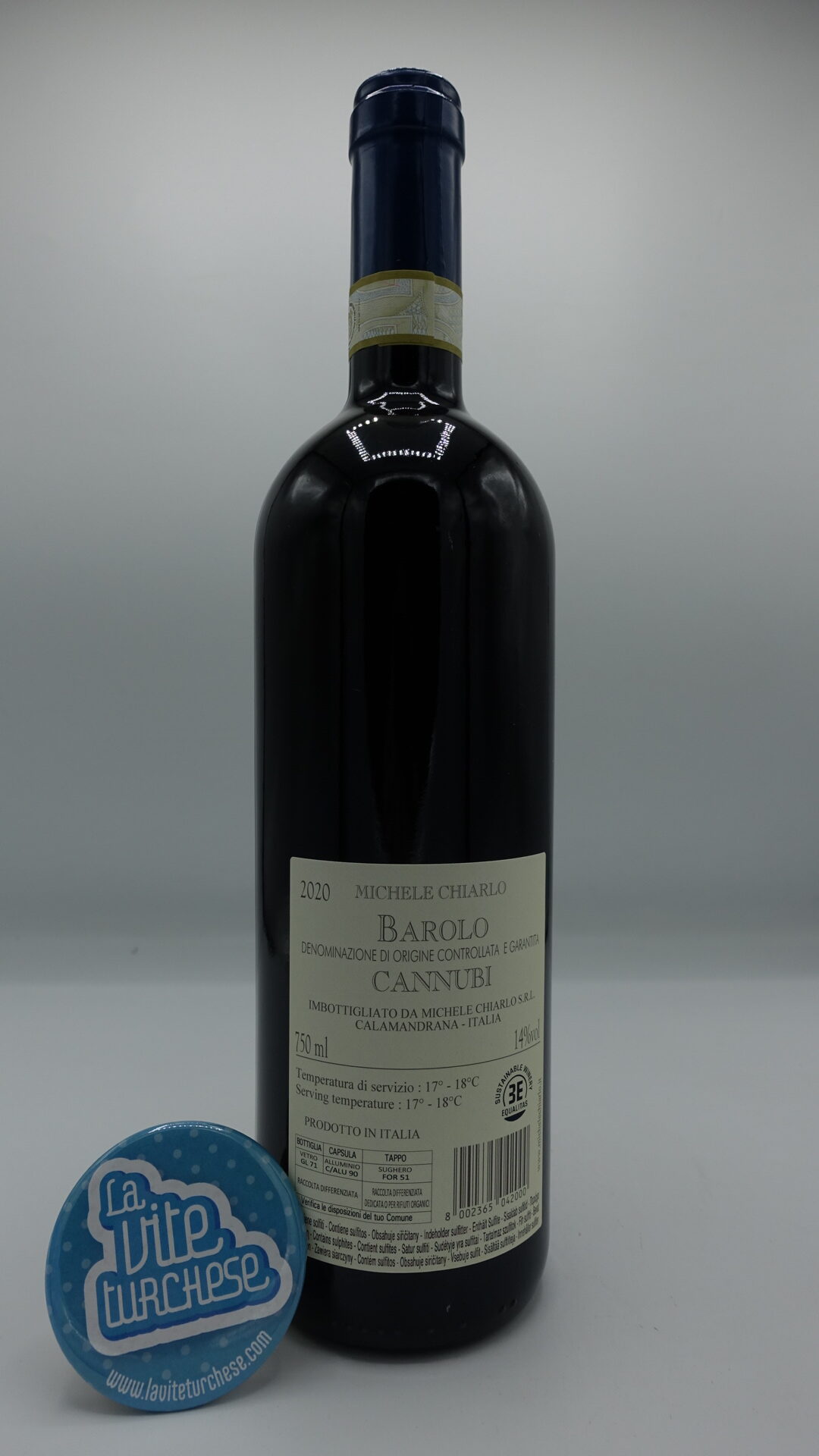 Michele Chiarlo – Barolo Cannubi – 2020 - La vite Turchese